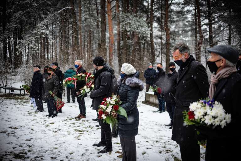 Ceremony in Rumbula in memory of the victims of the Holocaust - Jewish ...